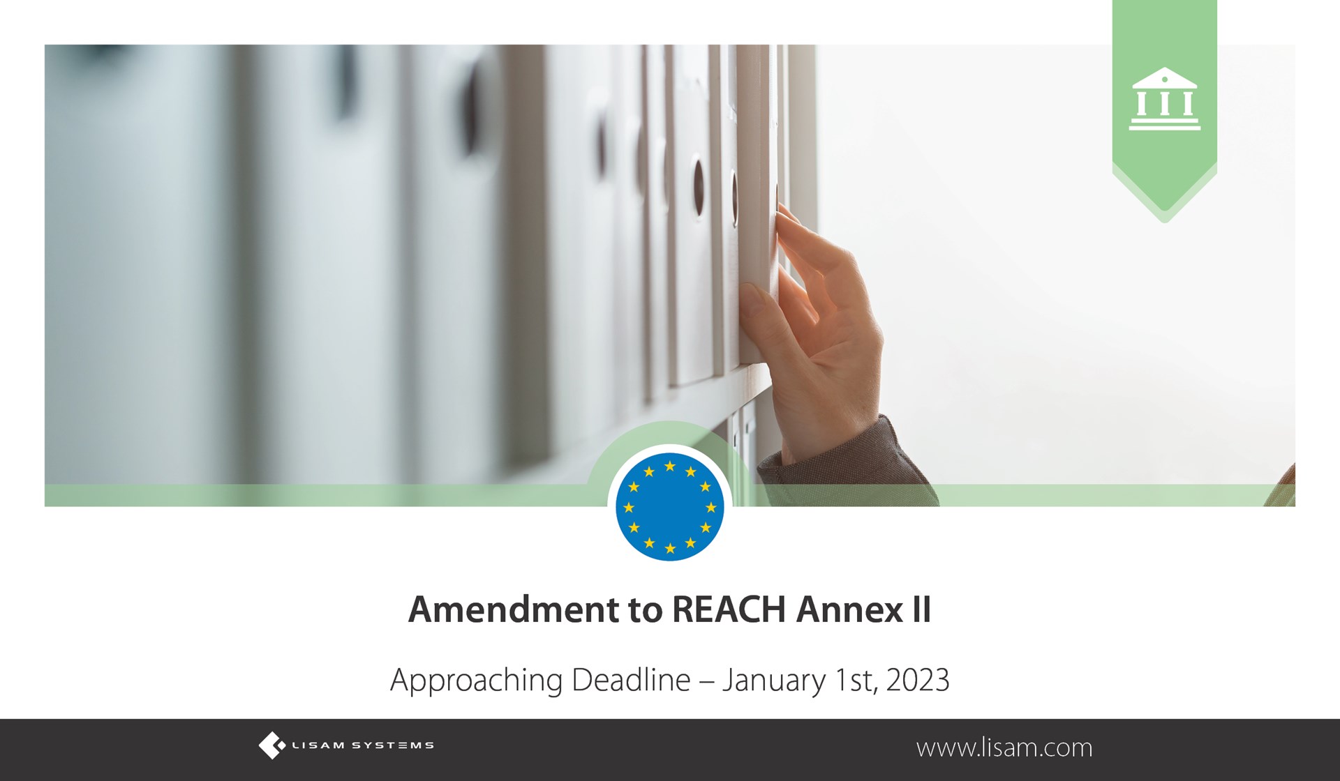 Amendment to REACH Annex II - Lisam Lisam