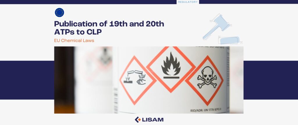 Publication of 19th and 20th ATPs to CLP - Lisam Lisam