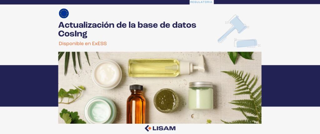 Actualización de la base de datos CosIng (Junio 2023) - Lisam